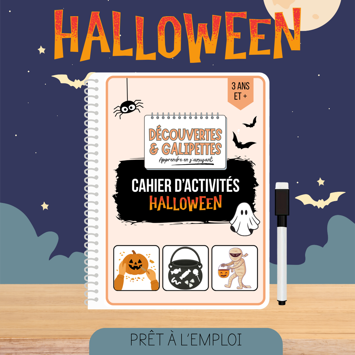 Livret d'apprentissage - Halloween – Découvertes & Galipettes